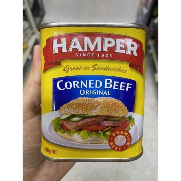Hamper Corned Beef Original 340 G. Great in Sandwiches it | Lazada.co.th