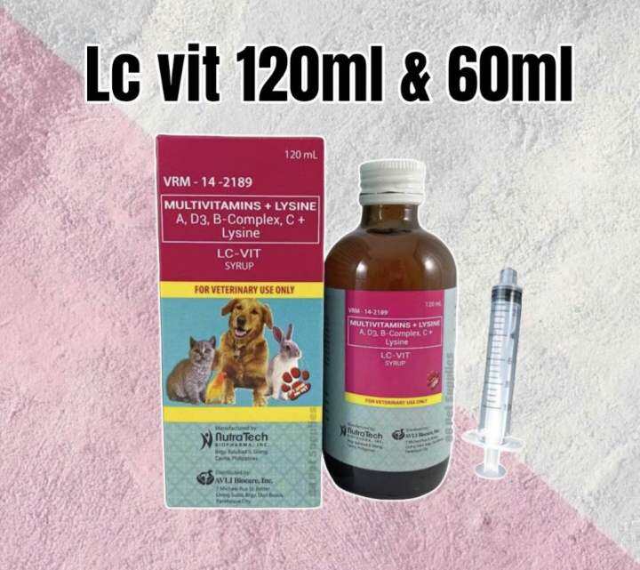 Lc Vit Vitamins for Pets 120ML & 60ml (Expiration 2025) | Lazada PH