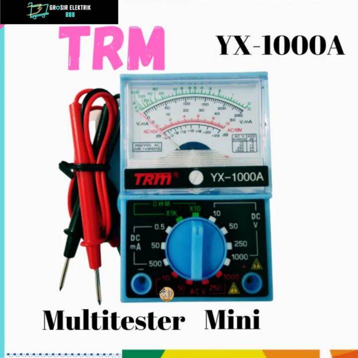 Multitester Mini TRM YM 1000A Minitester Analok TRM YM 1000A | Lazada ...