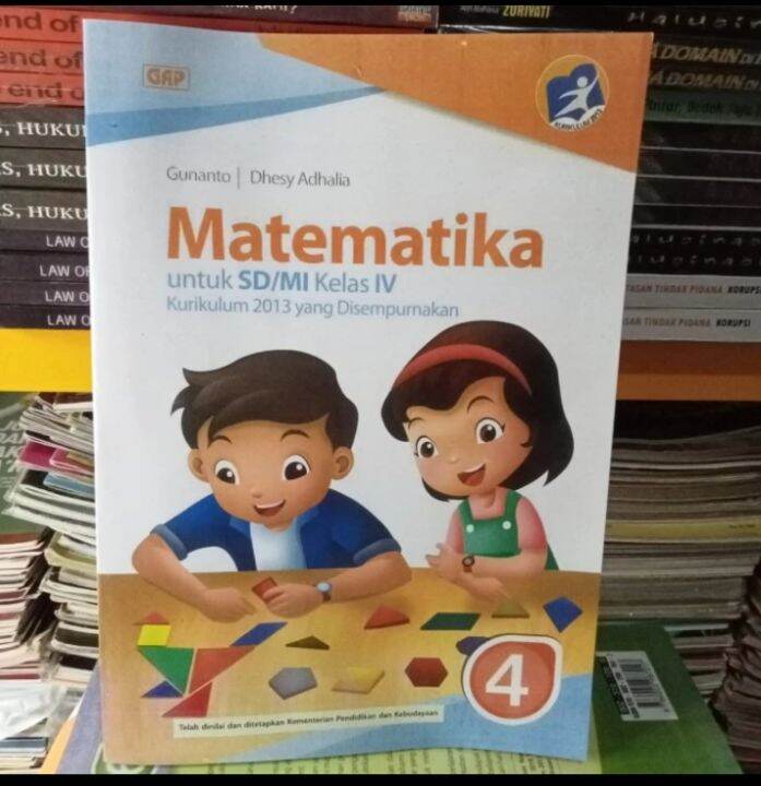buku baru matematika untuk kelas 4 SD /Ml kurikulum 2013 yang ...