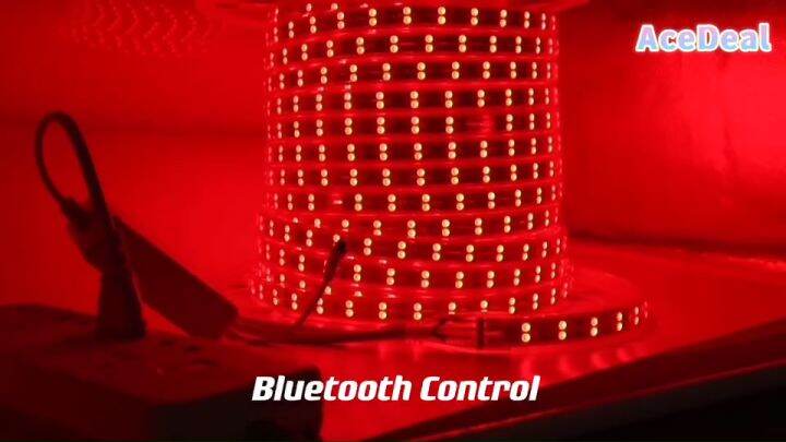 5-20Meters SMD5050 Double Row LED Strip Light 220V Waterproof RGB ...