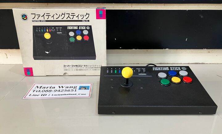 RARE Boxed Hori Fighting Stick Super Famicom Super Nintendo SNES จอยโยก ...
