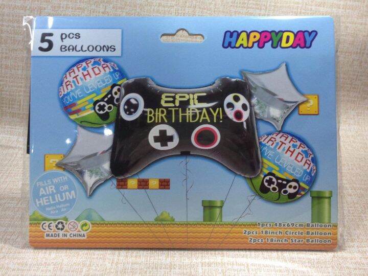 Epic game controller Birthday Balloon party decor set | Lazada PH