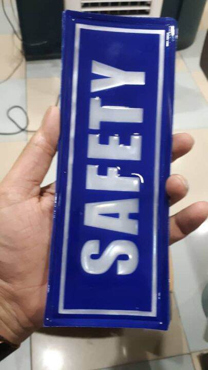 Safety logo velcro | Lazada