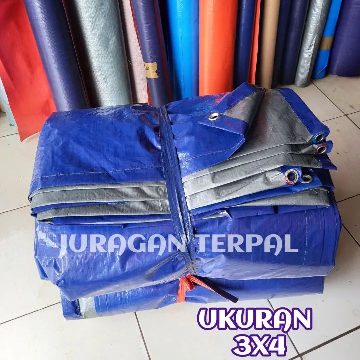 terpal plastik a2 original ukuran 3x4 | Lazada Indonesia