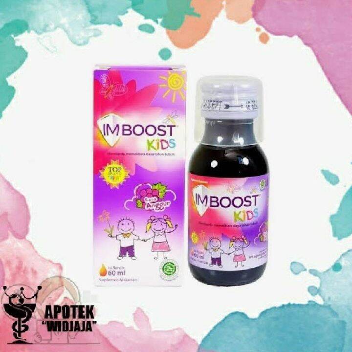 imboost syrup kids rasa anggur anak sirup syr 60ml 60 ml imun daya ...