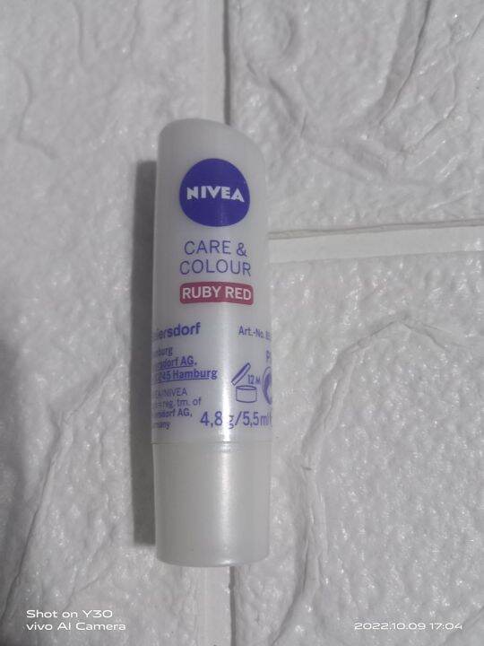 Nivea. Care & Colour Ruby Red 5,8g/5,5ml Guaranteed Authentic and 💯 ...