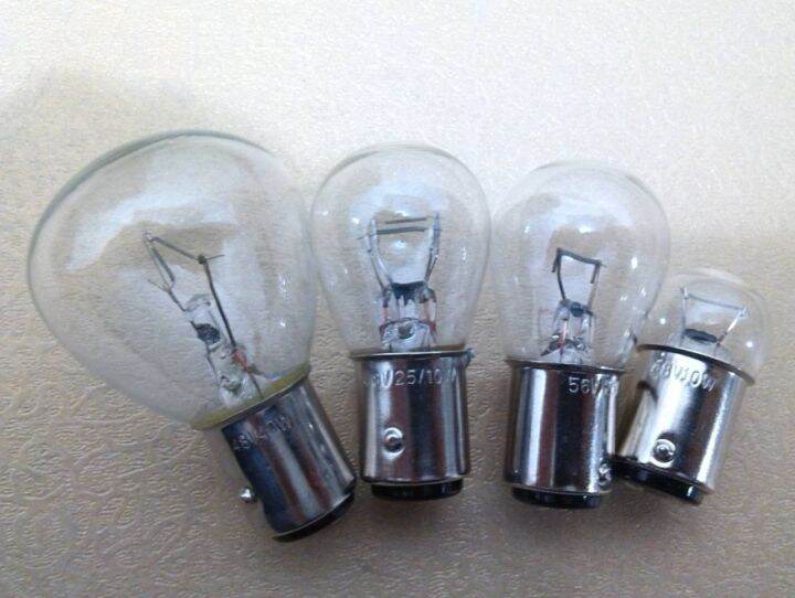 10Pcs/Box BA15D 48V 56V 40W Beacon lamp bulb Beacon light Warning lamp ...