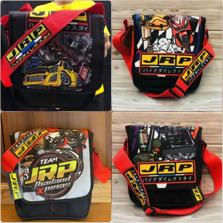 Team JRP Thailand x Pinas Red Strap Messenger Flip Overlap Bag | Lazada PH