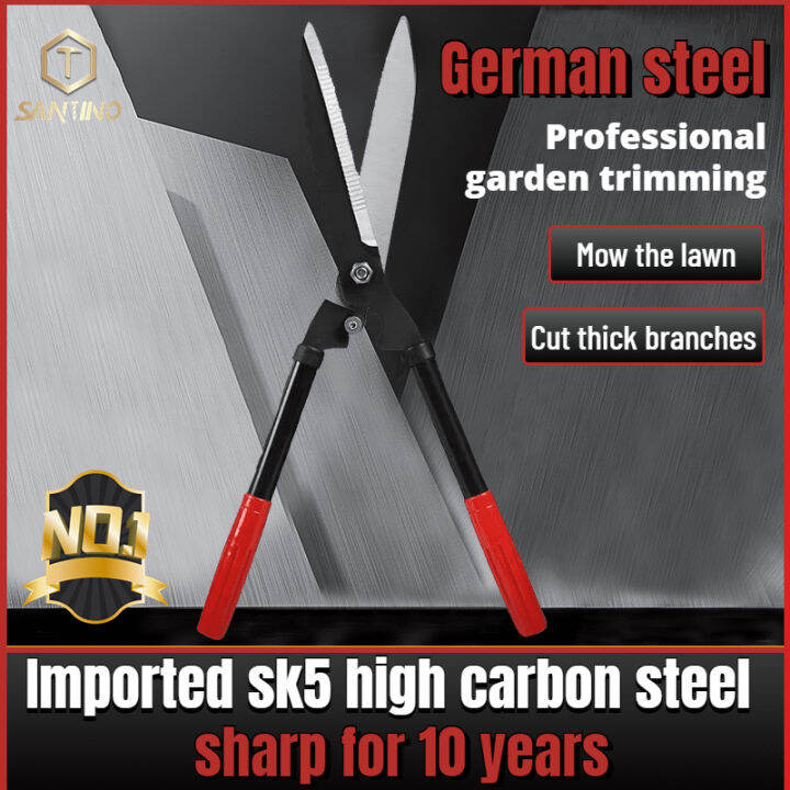 【Malay Spot】Large Garden Pruner Pruning Clipper Grass Shear Lawn Cutter ...