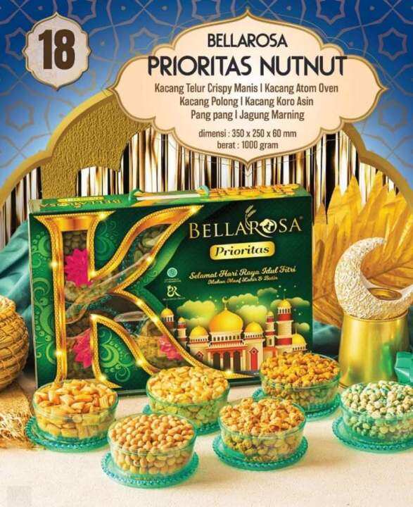 BELLAROSA PRIORITAS NUTNUT | PAKET LEBARAN 2023 | PARSEL HARI RAYA | PARCEL BINGKISAN KACANG ...