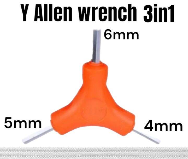 Y Allen wrench 3in1 size 4mm 5mm 6mm heavy Duty | Lazada PH