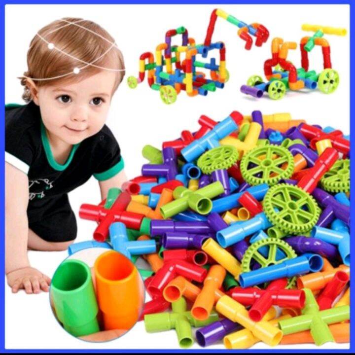 Block Edukasi Pipa seri Intelligence The Pipe Blocks - Puzzle 3D ...