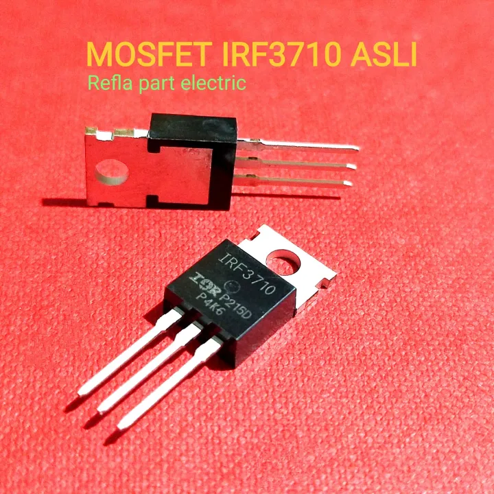 Power Mosfet IRF3710 IRF 3710 N Channel NPN 100V 57A Original | Lazada Indonesia