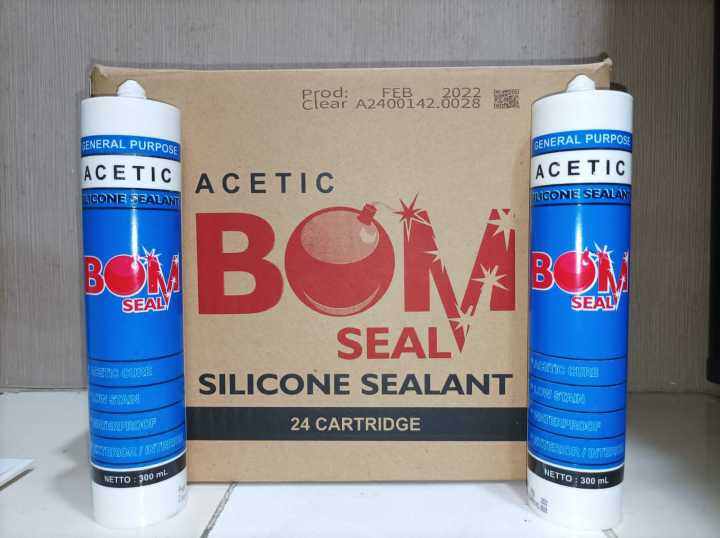 SILICONE SILIKON BOM SEAL ACID LIGHT GREY/LEM KACA,LEM ALUMINIUM ...