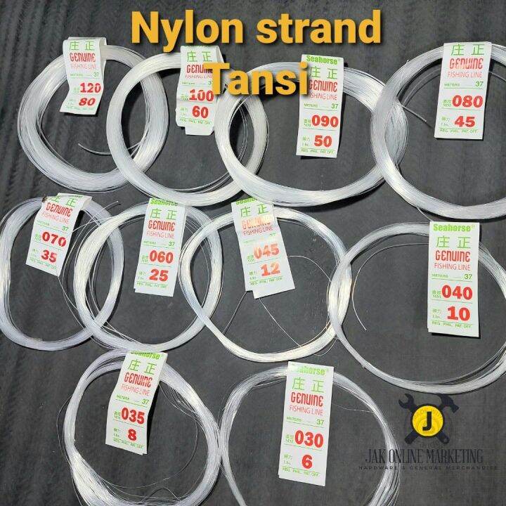 Nylon strand (tansi, tanse)- nylon string/ fishing line,paminglit ...