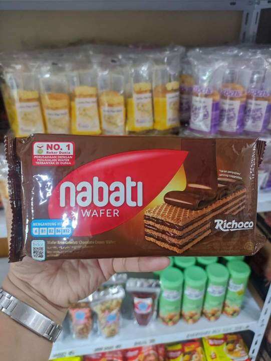nabati richoco chocolate wafer / richeese cheese wafer sold per 3 packs | Lazada PH