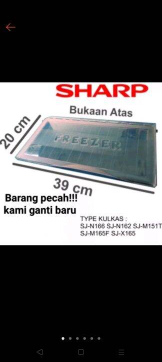 Tutup freezer Sharp 1 pintu SJ 16 series original | Lazada Indonesia