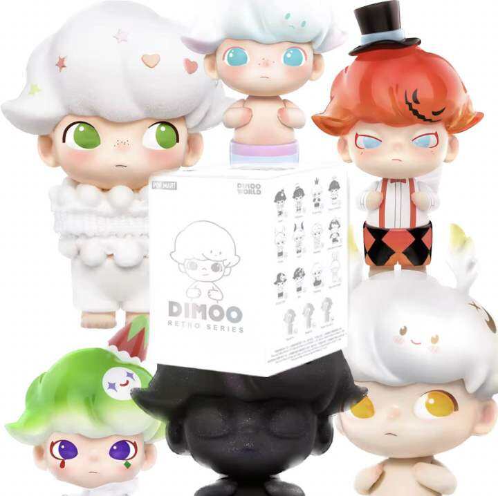 DIMOO Retro series พร้อมส่งทันที Popmart เลือกตัวเฉพาะ | Lazada.co.th