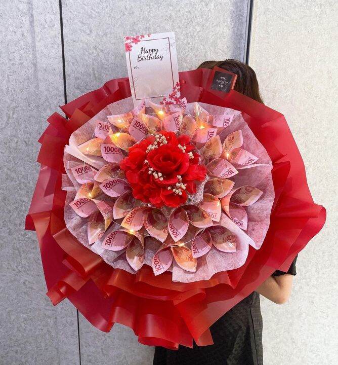 Money buket buket uang hadiah ulang tahun, anniv, dan event lainnya ...