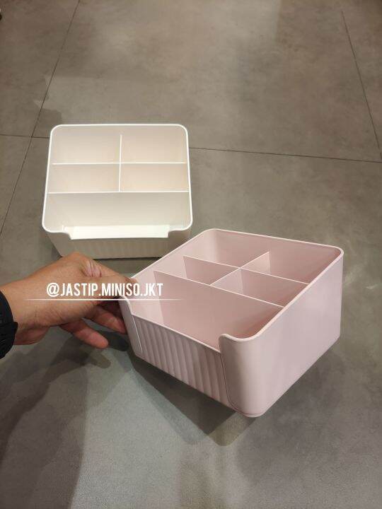 MINISO 🆕 Desk Storage Organizer (18.5x16x10cm) | Lazada Indonesia