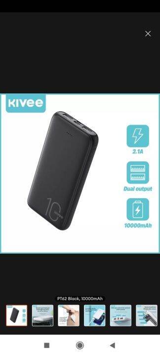 powerbank kivee 10000mah | Lazada Indonesia
