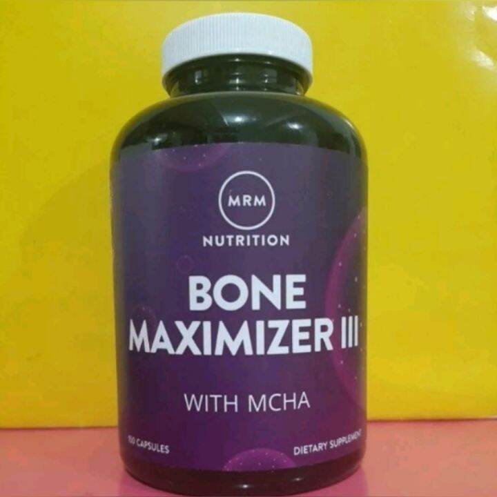 Bone Maximizer III with MCHA 150 Capsules EXPIRY: March 2025 MRM Nutrition | Lazada PH