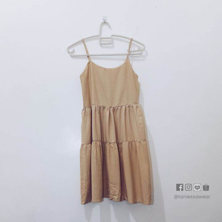 TANIESSA Bangkok Dress Boho Summer Spaghetti Strap Backless Dress ...