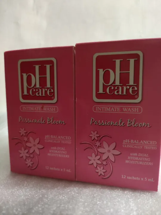 ph care (intimate wash) passionate bloom in sachet 5ml per sachet x 12 ...