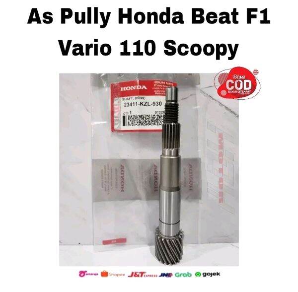 As pully puli belakang Shaft Drive Honda Beat F1 fi Vario 110 Scoopy ...