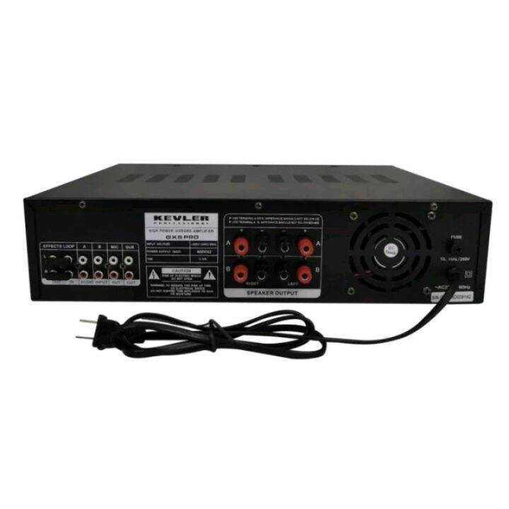KEVLER GX-5 PRO High Power Videoke Amplifier ( 600 Watts x 2 ) | Lazada PH