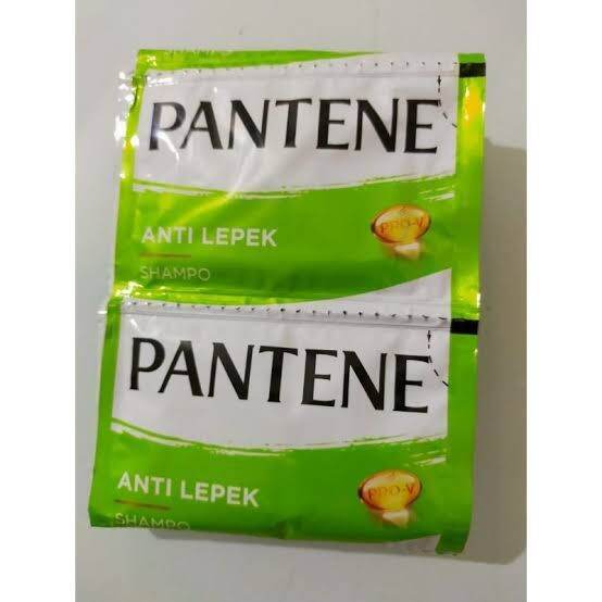 pantene shampo anti lepek sachet 5mlx2 1 renteng isi 12 sachet | Lazada ...