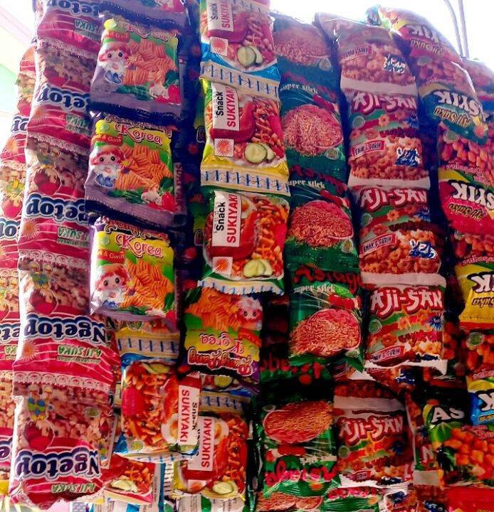 JAJANAN JADUL SUKIYAKI,NGETOP,AJISAN,ASTAGA,ASYIK,PANG-PANG KOREA 18gr ...