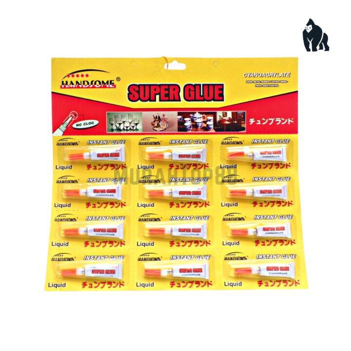 lem super glue atau lem power 1 renceng isi 12 | Lazada Indonesia