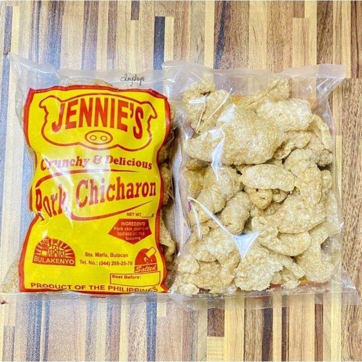 JENNIE'S Jumbo Authentic Plain Non-Spicy Pork Chicharon (50g, 80g, 100g ...