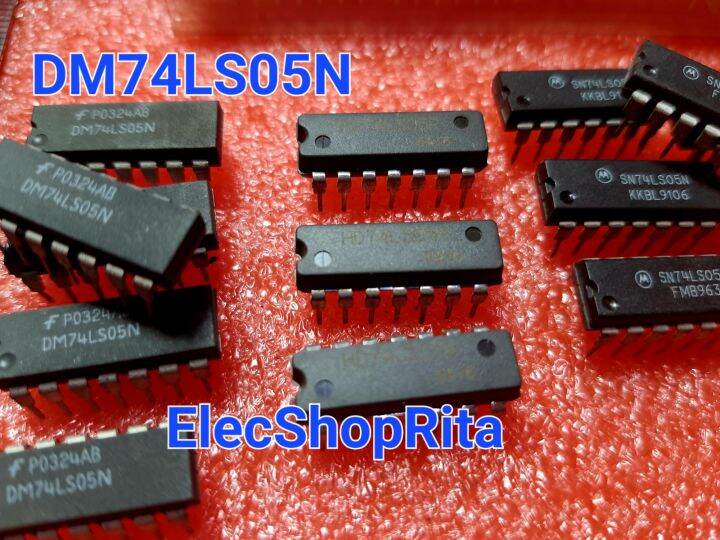DM74LS05 ,74LS05 ,74LS05N IC DIP-14 PIN (2ตัว/แพ็ค)ไอซี 14 ขา สินค้าค้างสต็อคโล๊ะสต็อค | Lazada ...