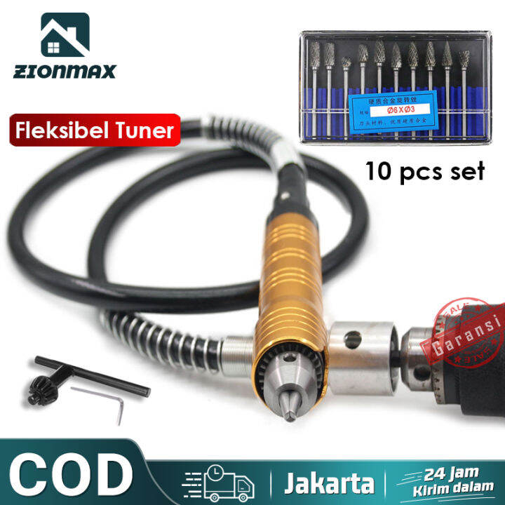 Mesin Bor Kabel Selang Fleksibel Tuner Cuner Foredom- Universal - Mini ...