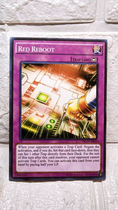 Red Reboot (Class A) Yu-Gi-Oh Trading Card Game | Lazada PH