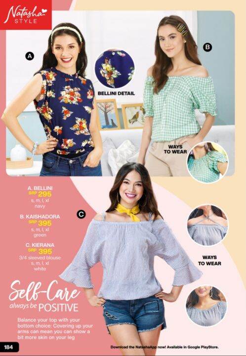 Natasha Ladies Tops | Lazada PH