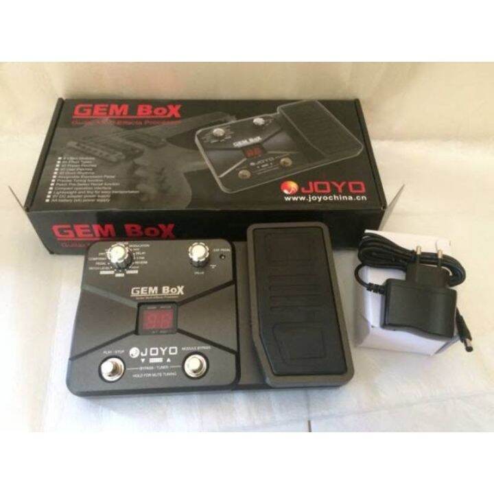 PEDAL EFEK GITAR JOYO GEMBOX GEM BOX MULTI EFFECT PROCESSOR | Lazada ...