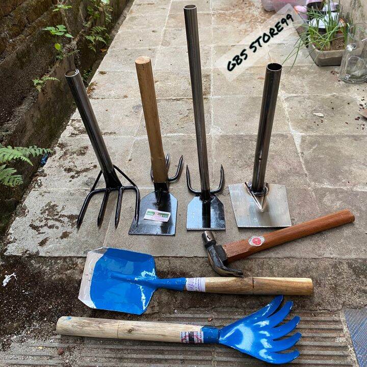 PAKET ALAT BERKEBUN MENANAM - ALAT CANGKUL KORED GARUKAN RUMPUT ...