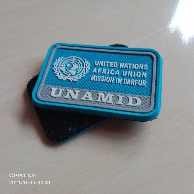patch rubber logo PBB UNAMID | Lazada Indonesia