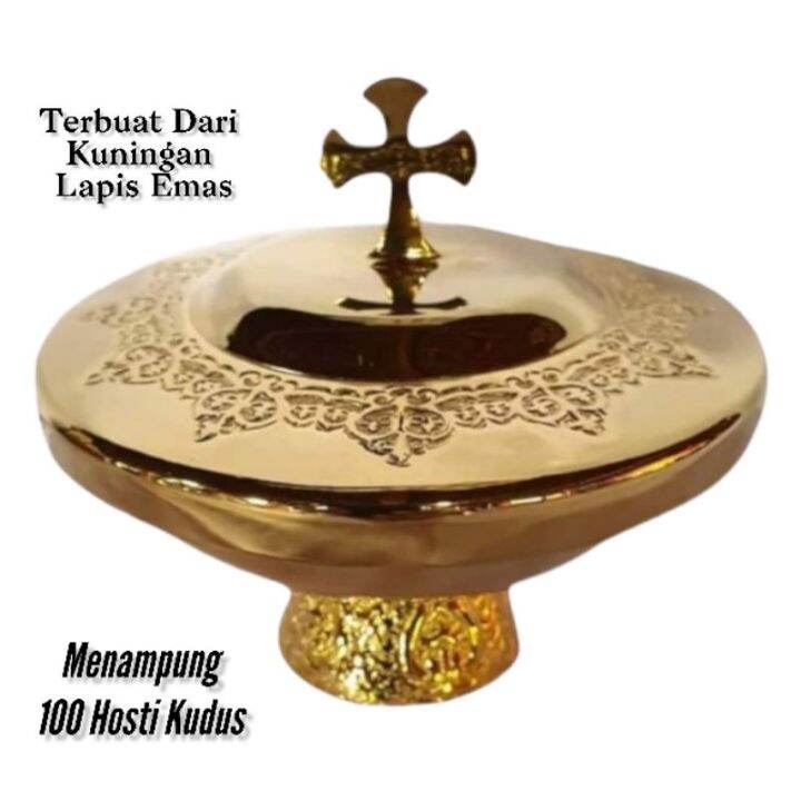 Kasula Romo Imam Pastor Kasula: SIBORI EKARISTI KEUNINGAN LAPIS EMAS ...