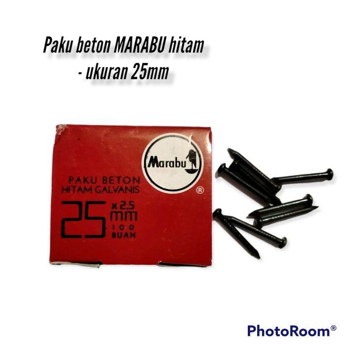 paku beton marabu hitam ukuran 25 mm - paku beton marabu - paku beton ...