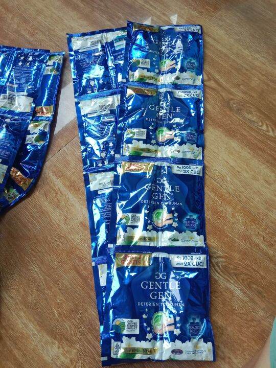 Gentle gen sachet deterjen cair 16 pcs | Lazada Indonesia