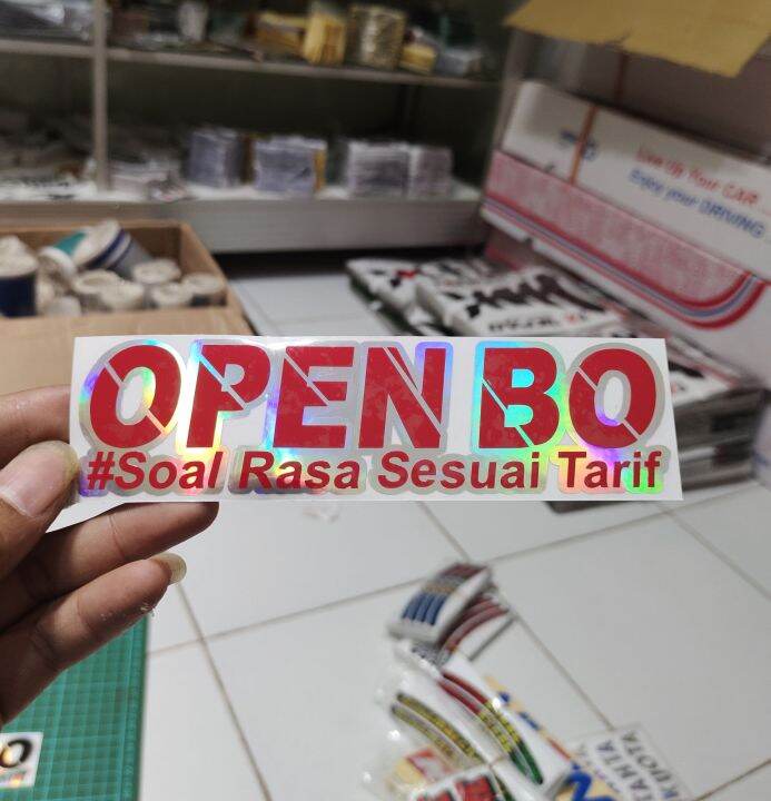 stiker cuting open bo | Lazada Indonesia