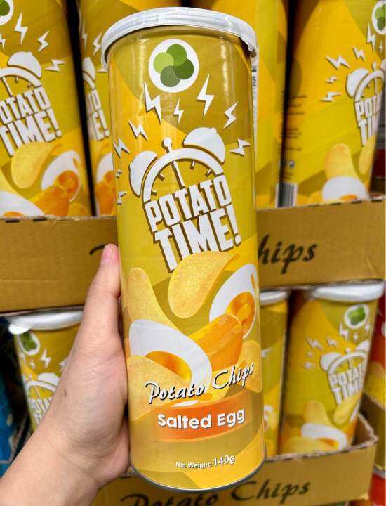 Potato Time! Salted Egg Potato Chips 140g | Lazada PH