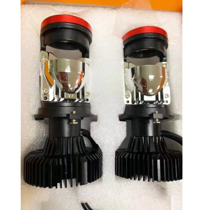 1คู่ล็อตล่าสุด ของแท้100%ไฟหน้า LED mini projector รุ่น Y8-RHD ขั้ว H4 ...