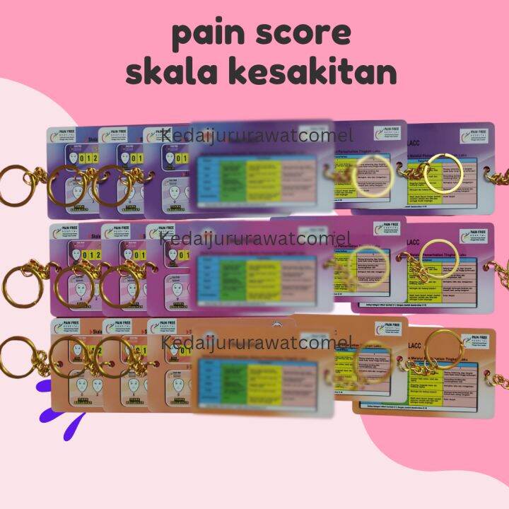 READY STOCK PAIN SCALE RULER / PAIN SCORE RULER / FLACC SCORE / SKALA ...