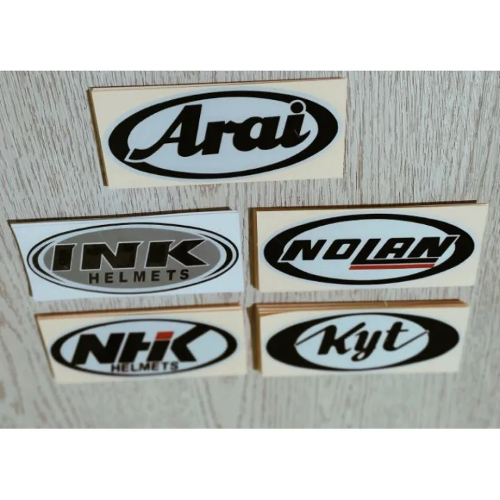 STIKER HELM CUTTING STIKER HELEM STIKER ARAI INK NOLAN NHK KYT STIKER ...